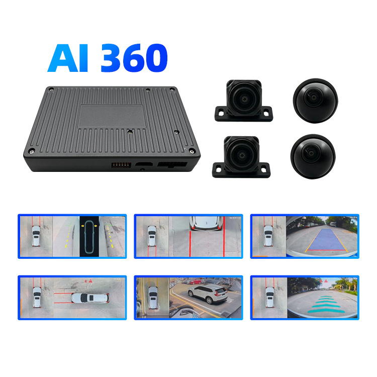 AI 360 Degree Car Camera System for Vehicles and Pedestrians Detection ...