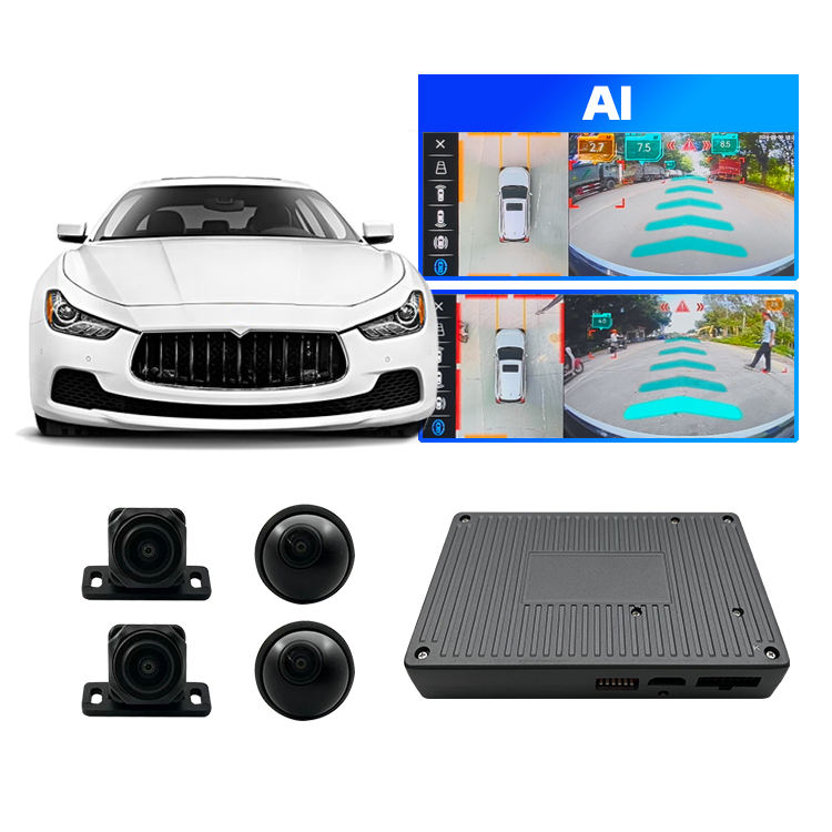 AI 360 Degree Car Camera System for Vehicles and Pedestrians Detection ...